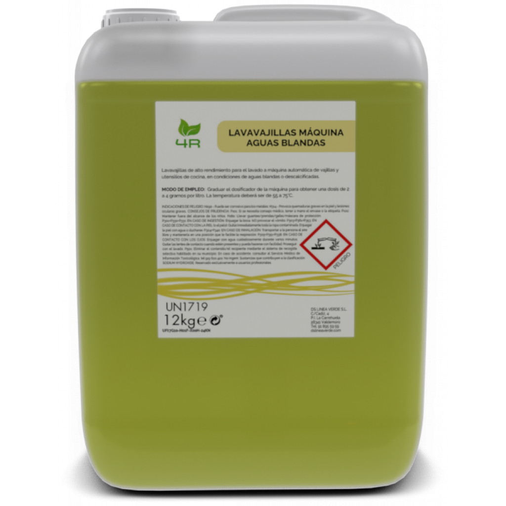 LAVAVAJILLAS MAQUINA AGUAS BLANDAS 4R DE 6KG, 12KG Ó 23KG – DS Linea Verde